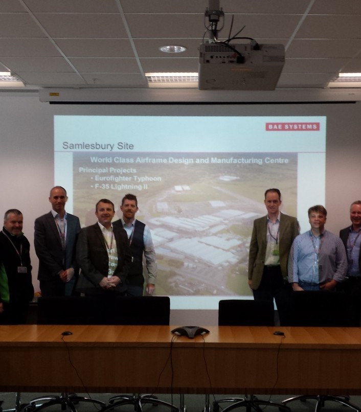 Boxes and Packaging and Jardin Visit to BAE Systems Samlesbury